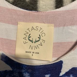 Fantastic Fawn | Tops | American Flag Patriotic July 4th Ruffle Tank ...